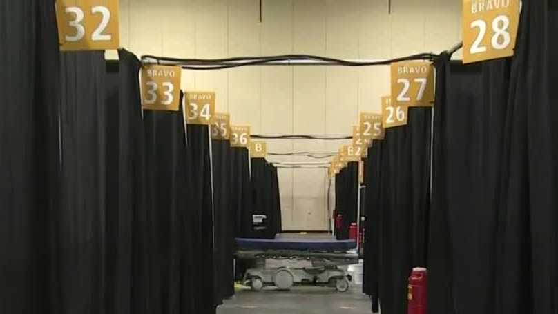 COVID-19 field hospital at DCU Center to open