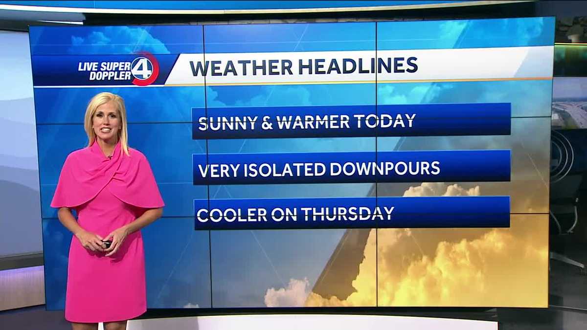 Videocast: Hot again tomorrow