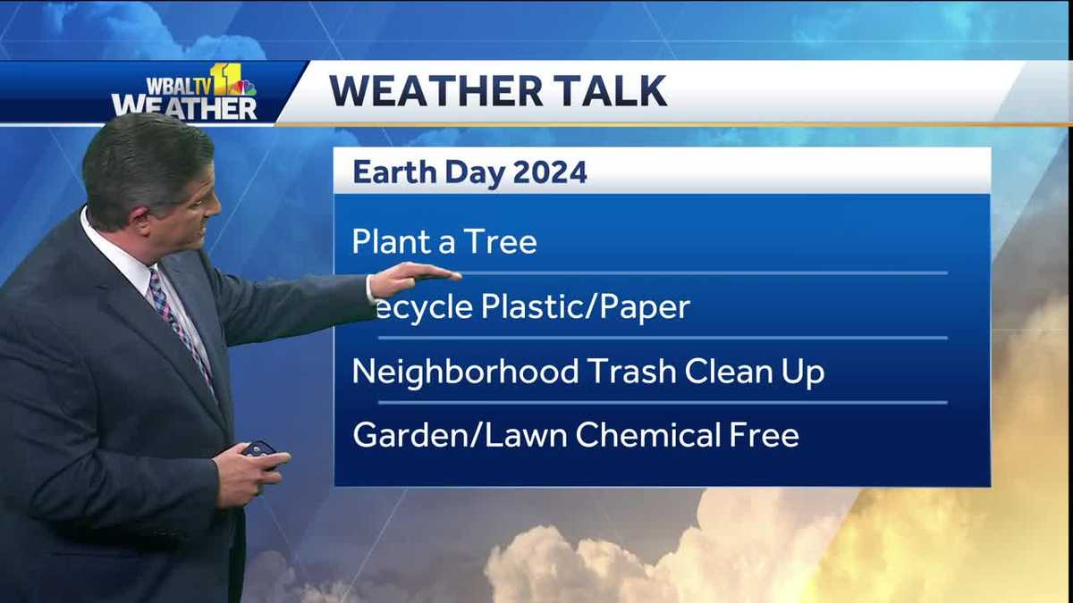 Weather Talk: How you can celebrate Earth Day