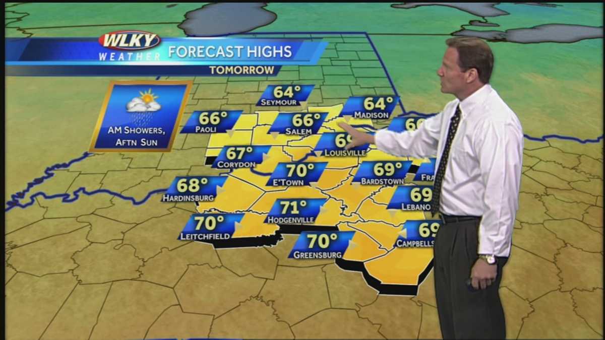Monday evening weather forecast with WLKY's Jay Cardosi