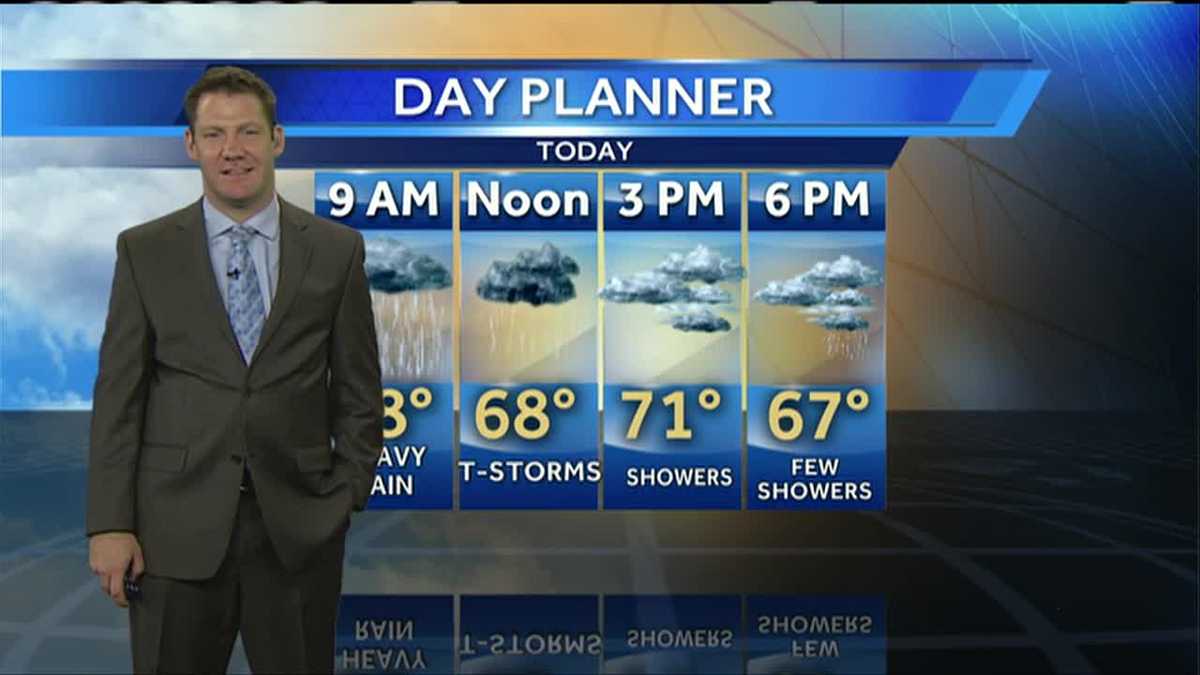 Ted's Monday Morning Weather Forecast