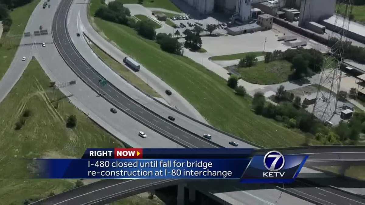 I-480 closed until fall for bridge reconstruction at I-80 interchange