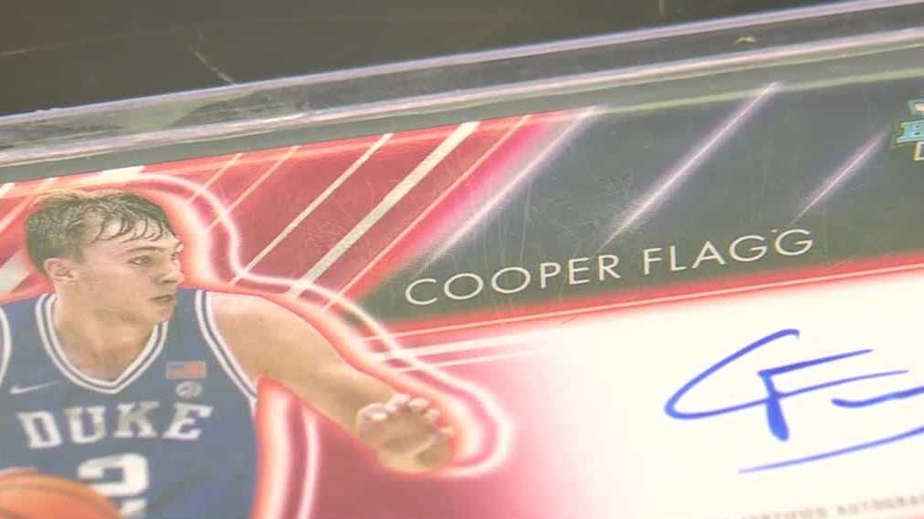 Saco man snags rare Cooper Flagg sports card ahead of NBA draft