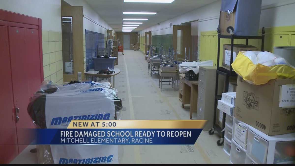 Racine school damaged by fire will be ready for students
