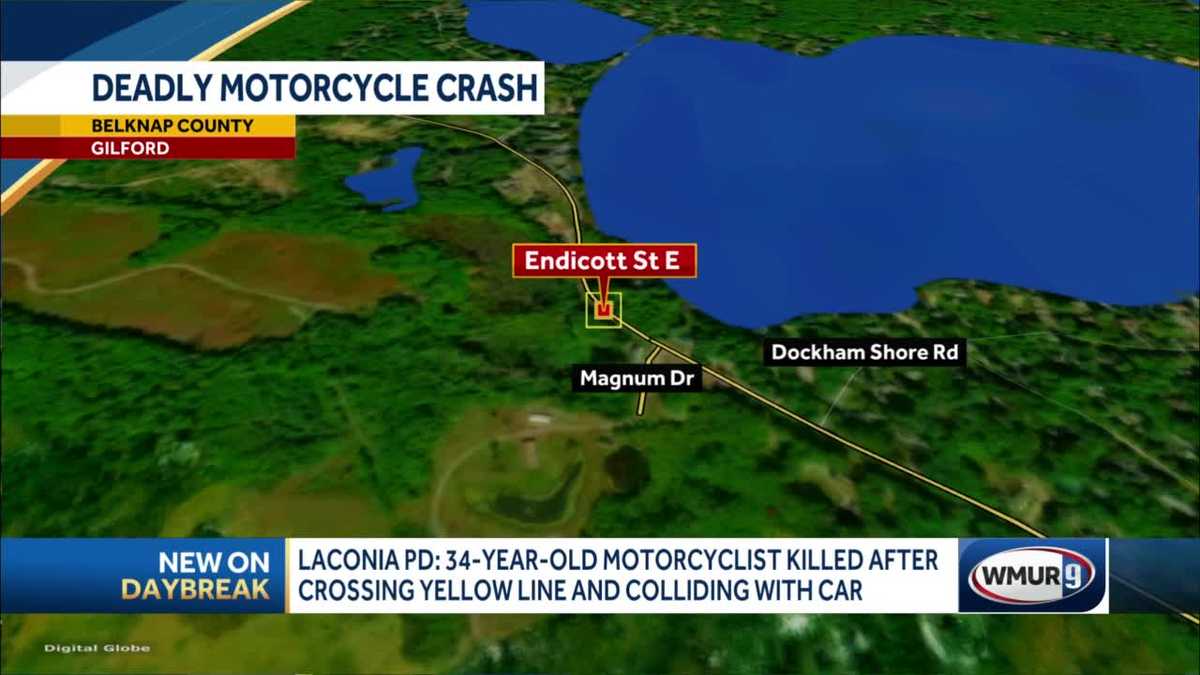 Gilford man killed in crash in Laconia