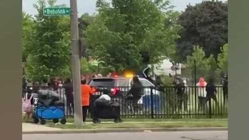 Teen jumps on top of Milwaukee police squad car, causes damage - WISN