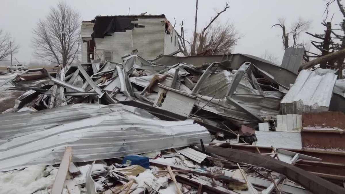 150-year-old family farm destroyed by the weekend tornado in Iowa