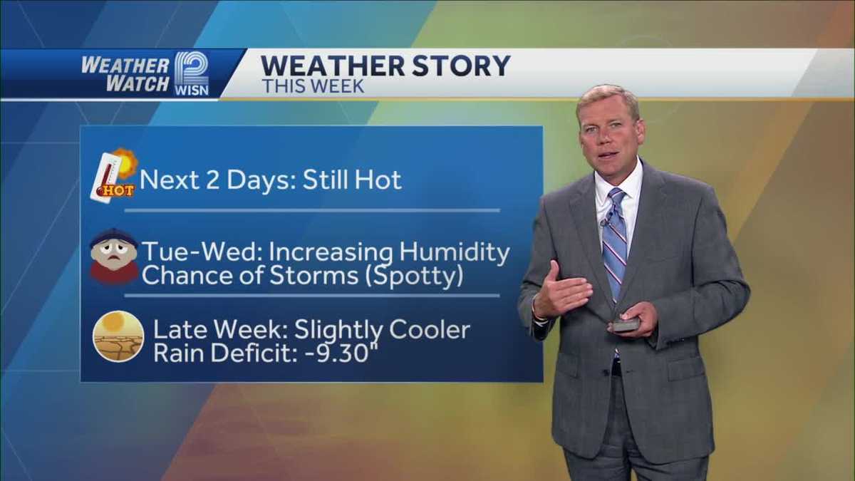 Weather: More 90s, Then Storms