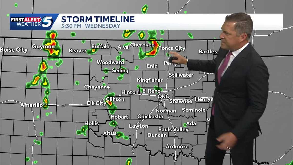 Storm chances return tomorrow