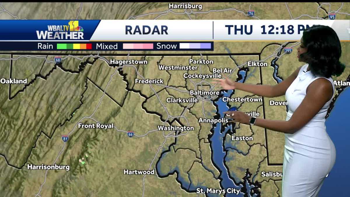 Sunny and brisk temperatures into the afternoon