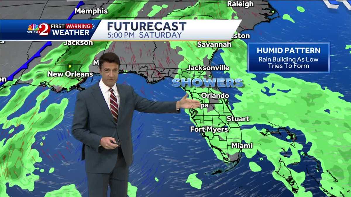 Rain chances rising Wednesday!