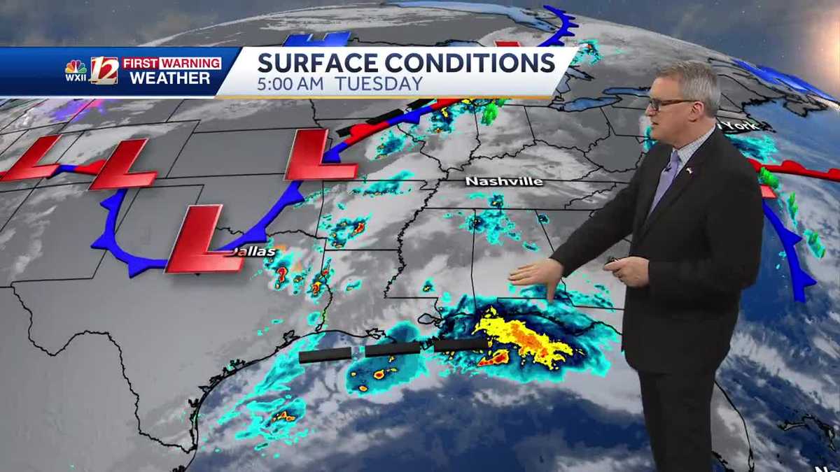 WATCH: Mild spring highs this week, more rain coming