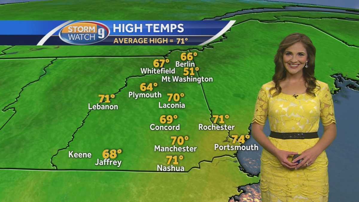 Chilly Sunday night, mild Monday