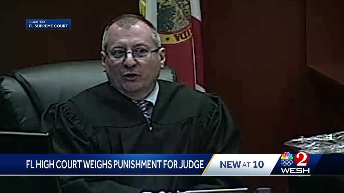 Florida Supreme Court to weigh punishment for Central Florida judge