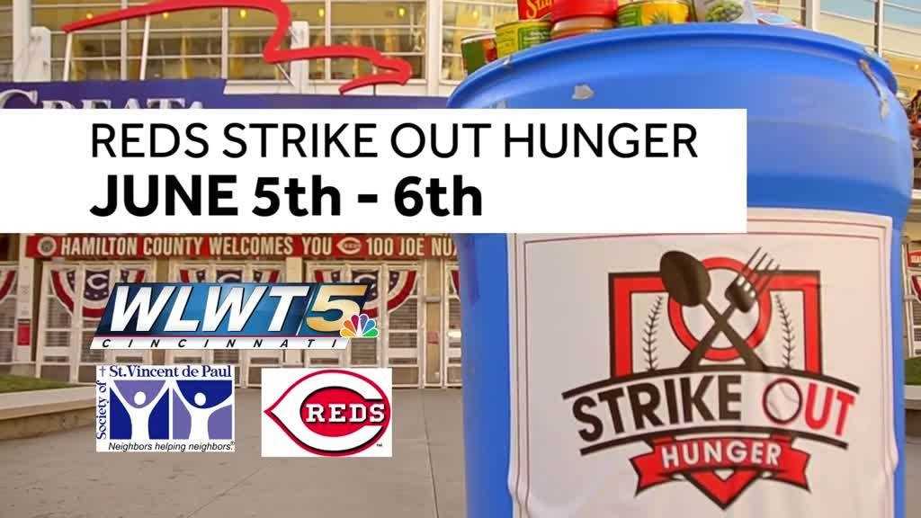 Help strike out hunger with the Reds, WLWT and St. Vincent de Paul
