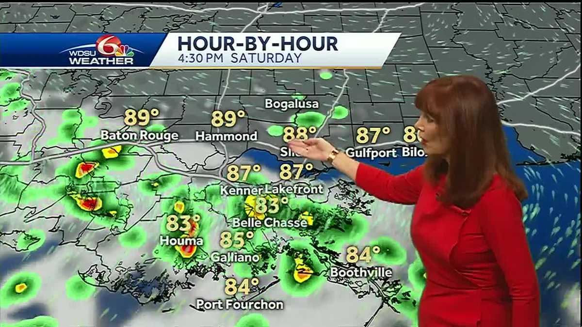 Not as hot Saturday