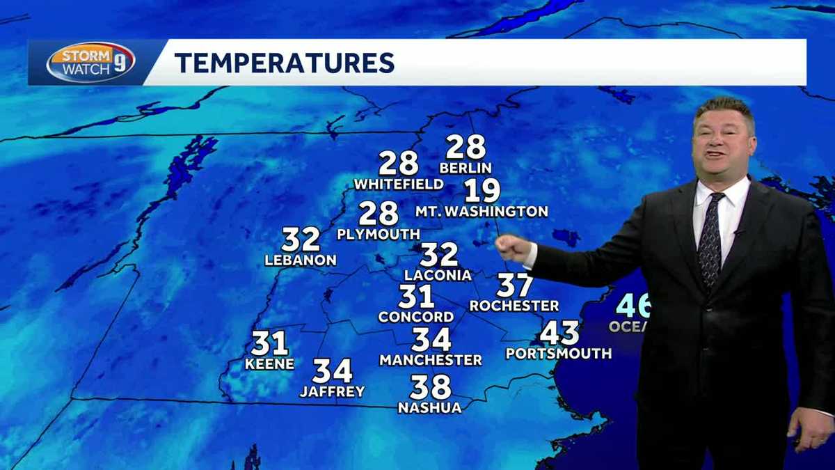 Video: Stray showers possible this afternoon