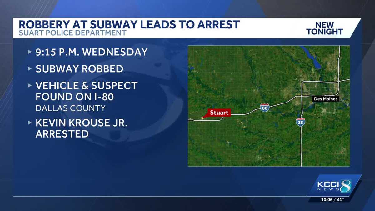 Arrest made after robbery at Stuart Subway restaurant