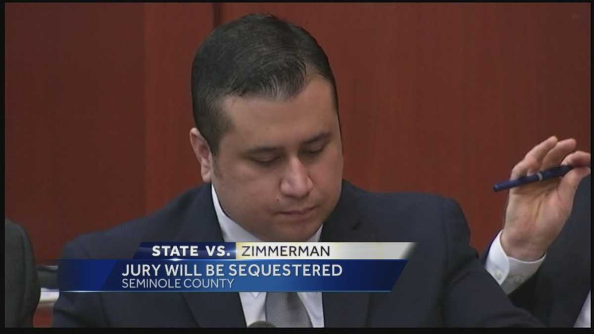 Zimmerman jury will be sequestered, judge confirms