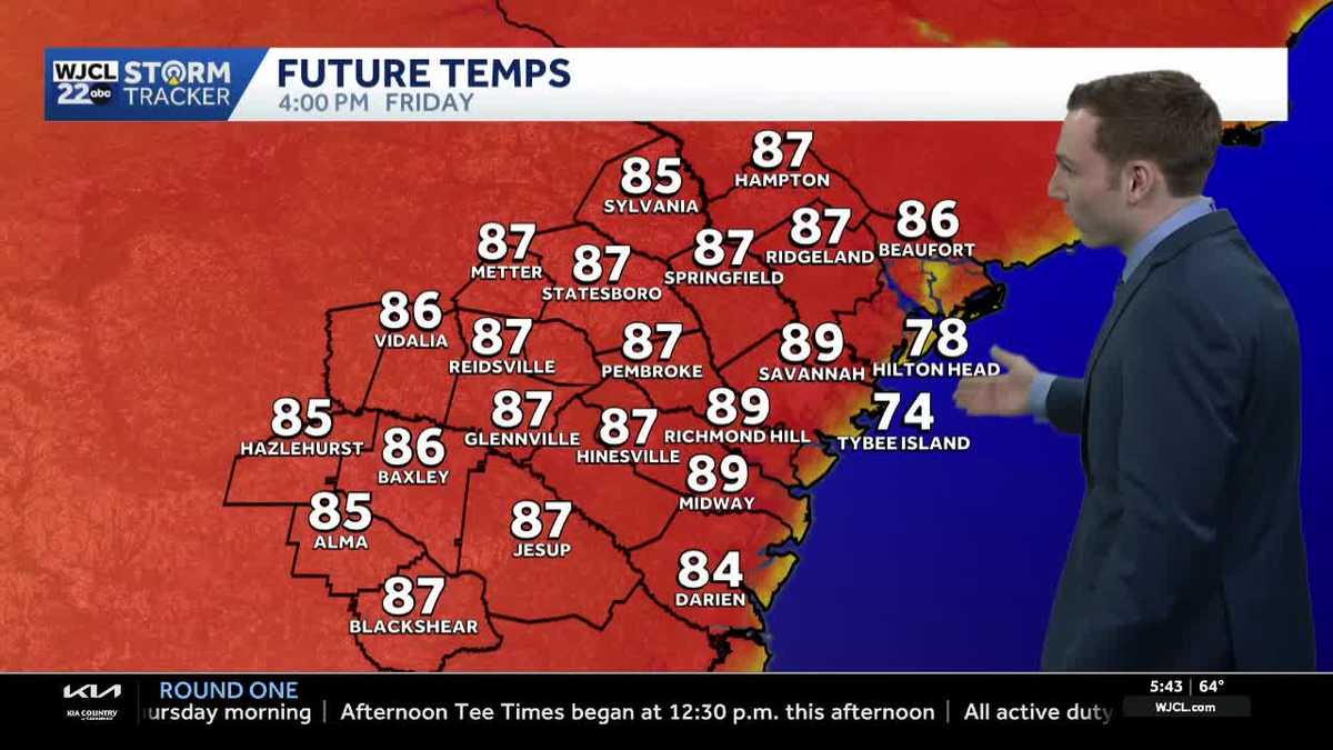 Record high possible in Savannah today as warm weather continues across ...