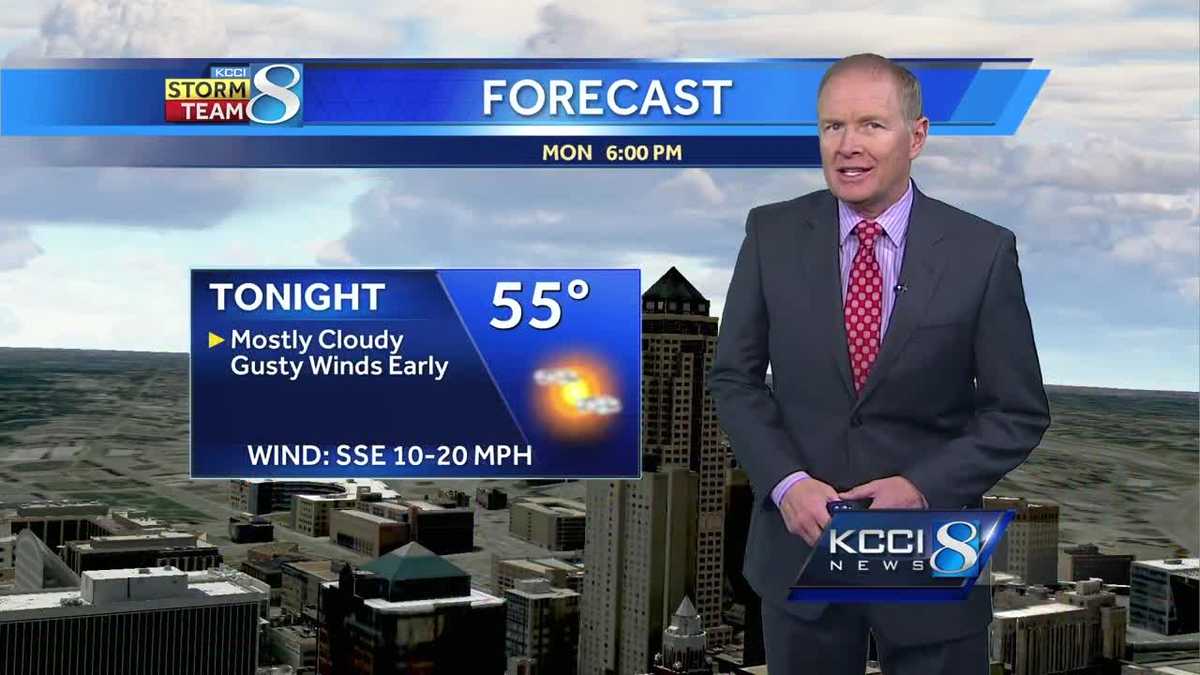 Videocast: Gusty winds weaken this evening