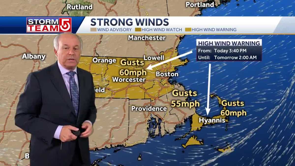 Video: High wind warnings still in effect after storms move through