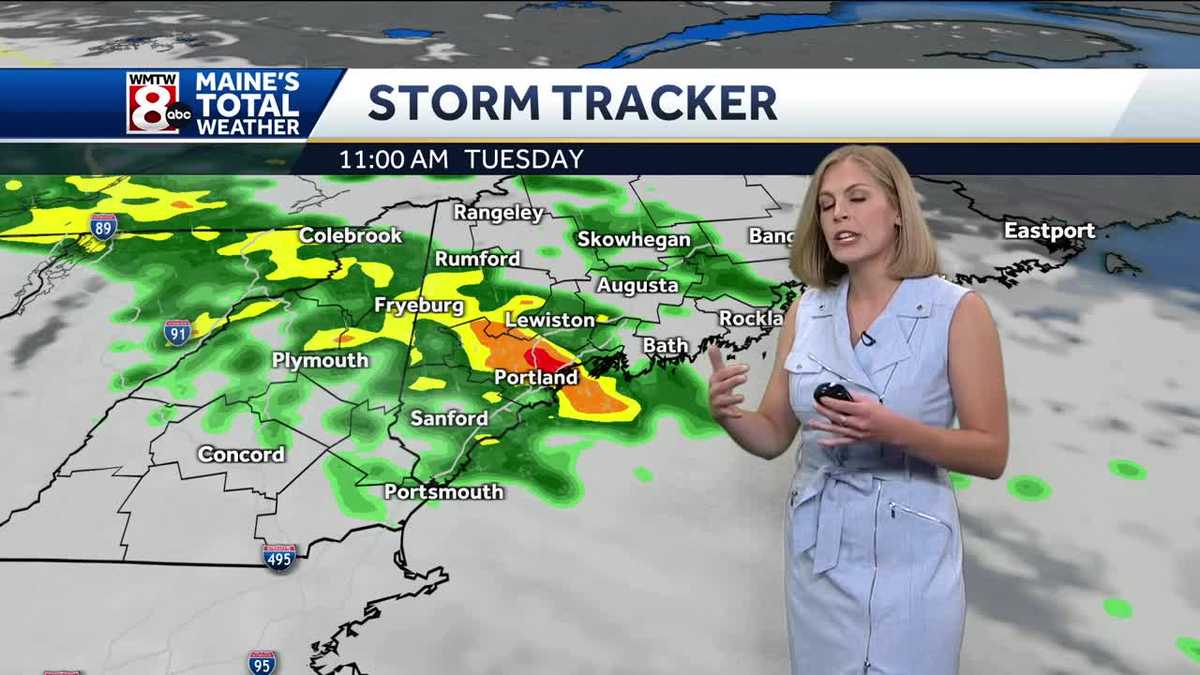 Hazy but warm today, rain arrives overnight