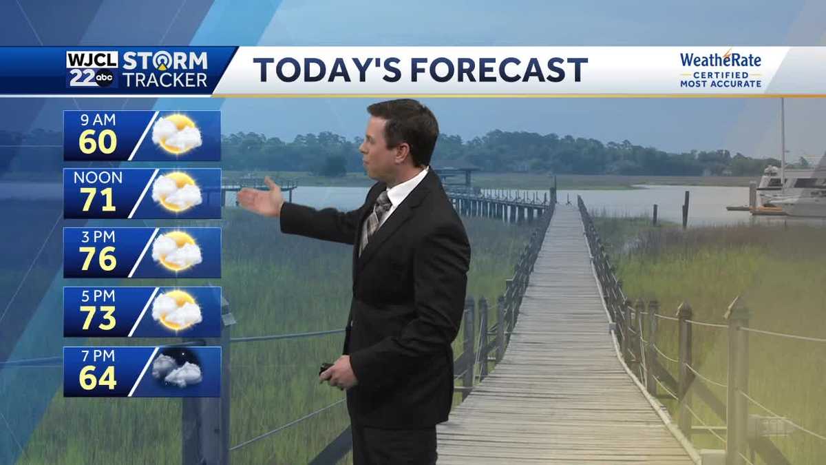 Warm January weather with near record highs tomorrow