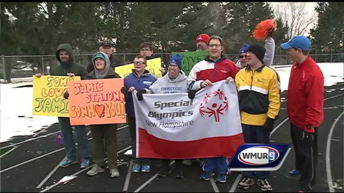Special Olympics athletes kick off Jamie Staton's training