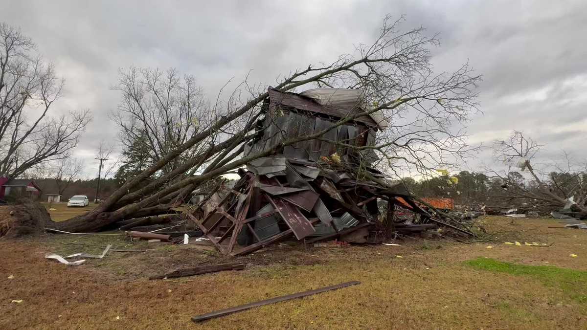 Georgia: Tuesday's storms produce 3 tornadoes near the coast