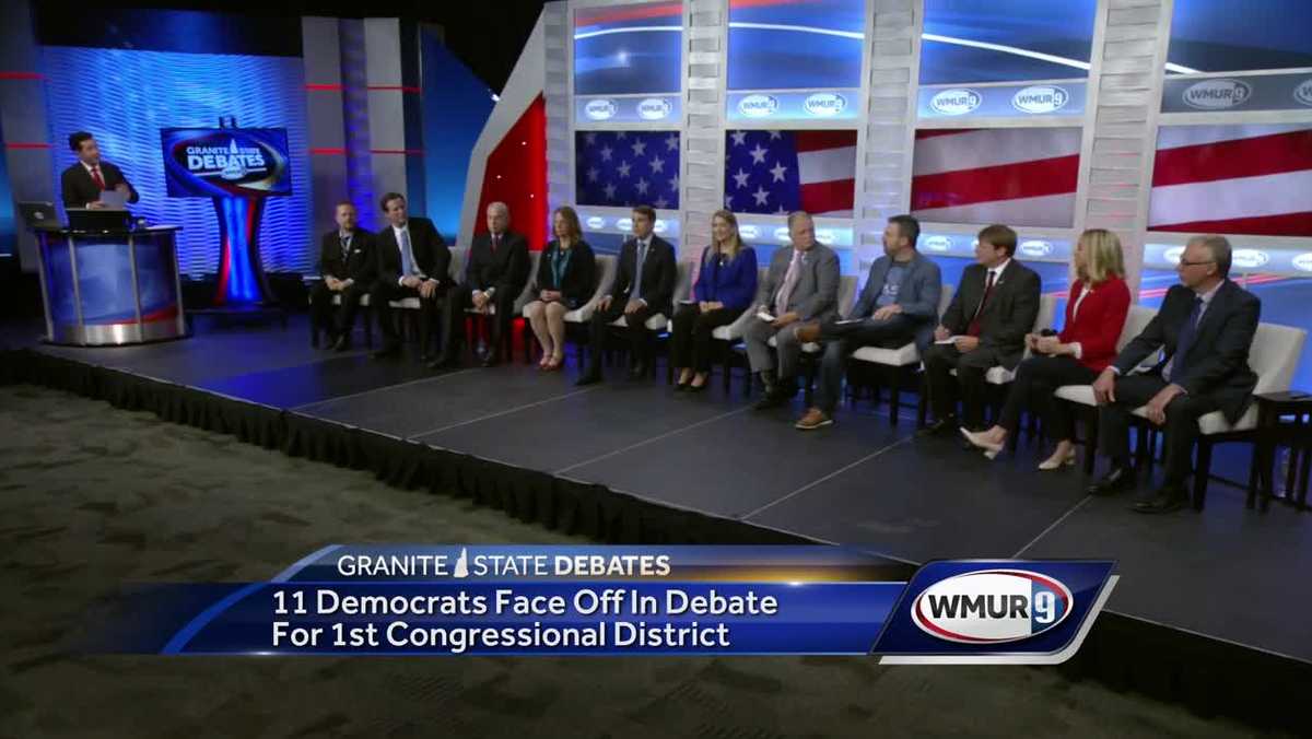 11 Democrats face off in debate for 1st Congressional District