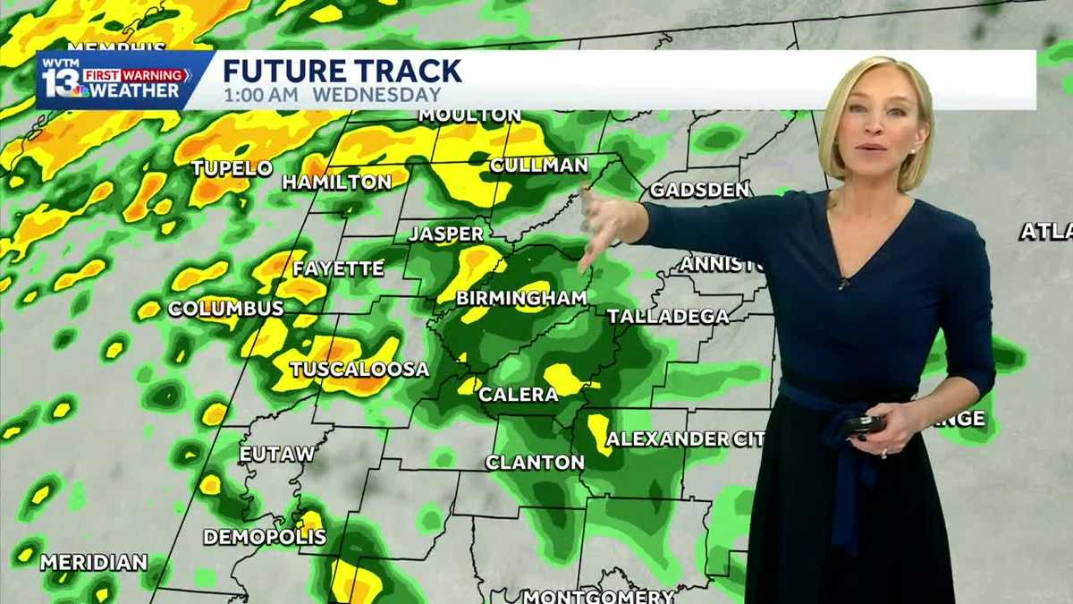 Alabama’s weather forecast: rain, storms this weekend