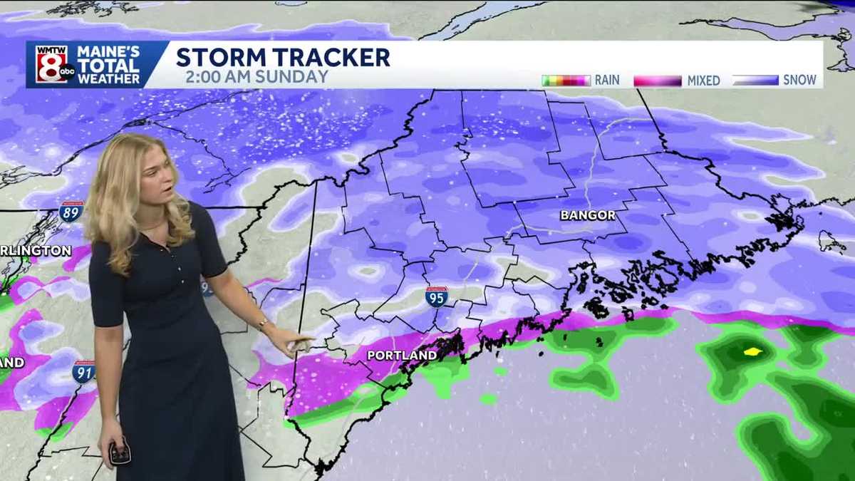 Cloud builds throughout today with a wintry mix overnight