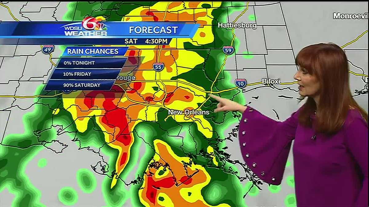 Cloudy Friday, Rainy Saturday