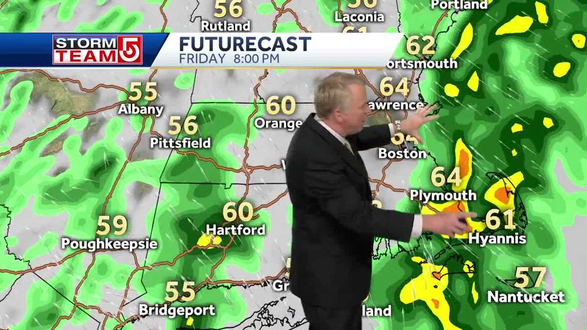Video: Bands of rain persist through overnight