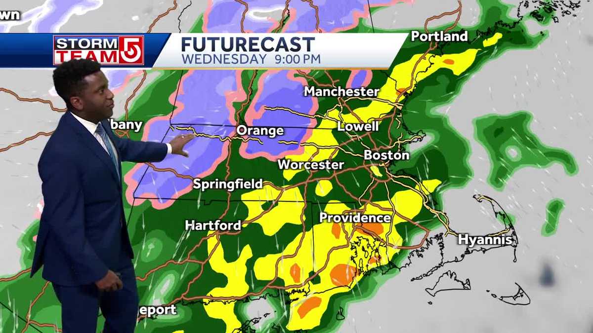 Video: Rain arrives late Wednesday