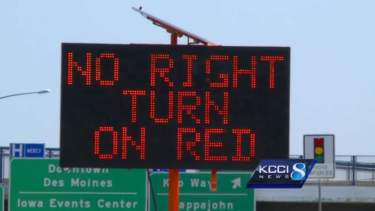 Right turns on red to stop at this metro intersection