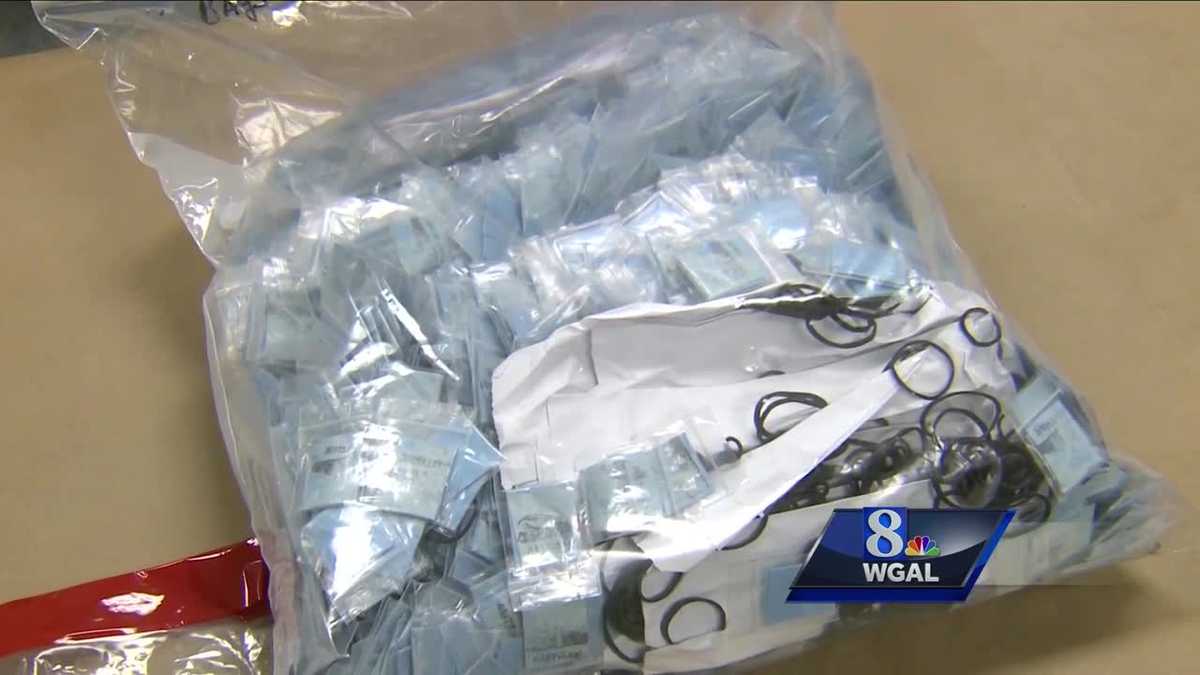 VIDEO: Rare look inside a drug evidence room