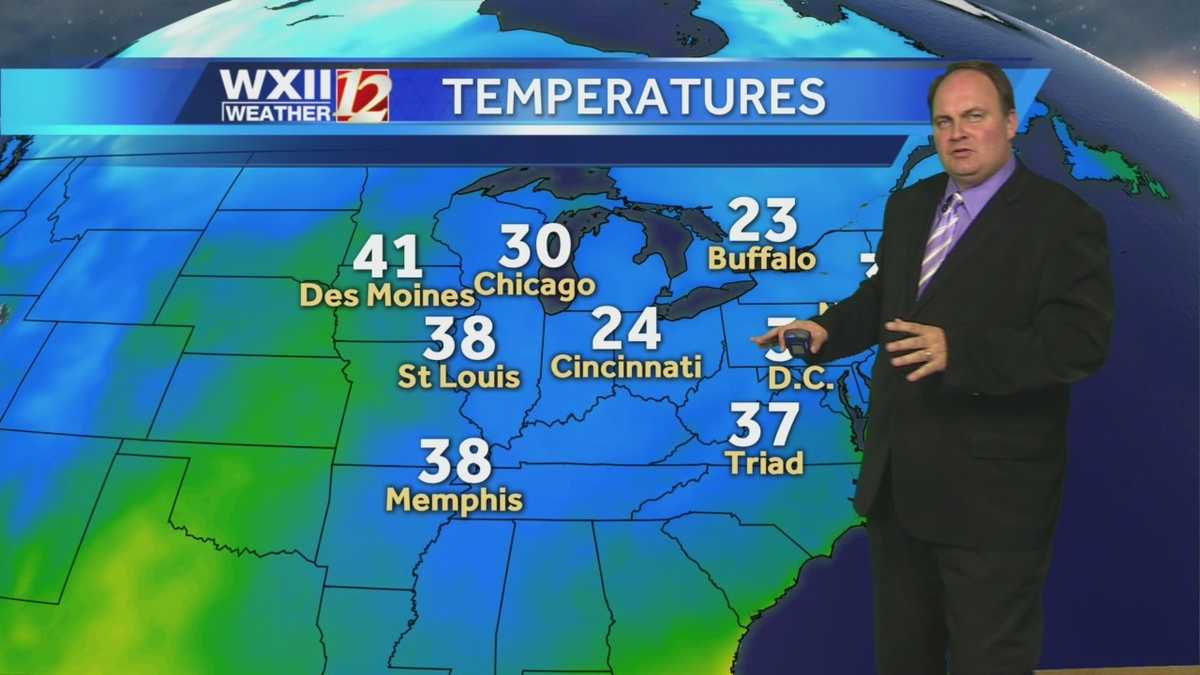 Morning weather with Meteorologist Austin Caviness.