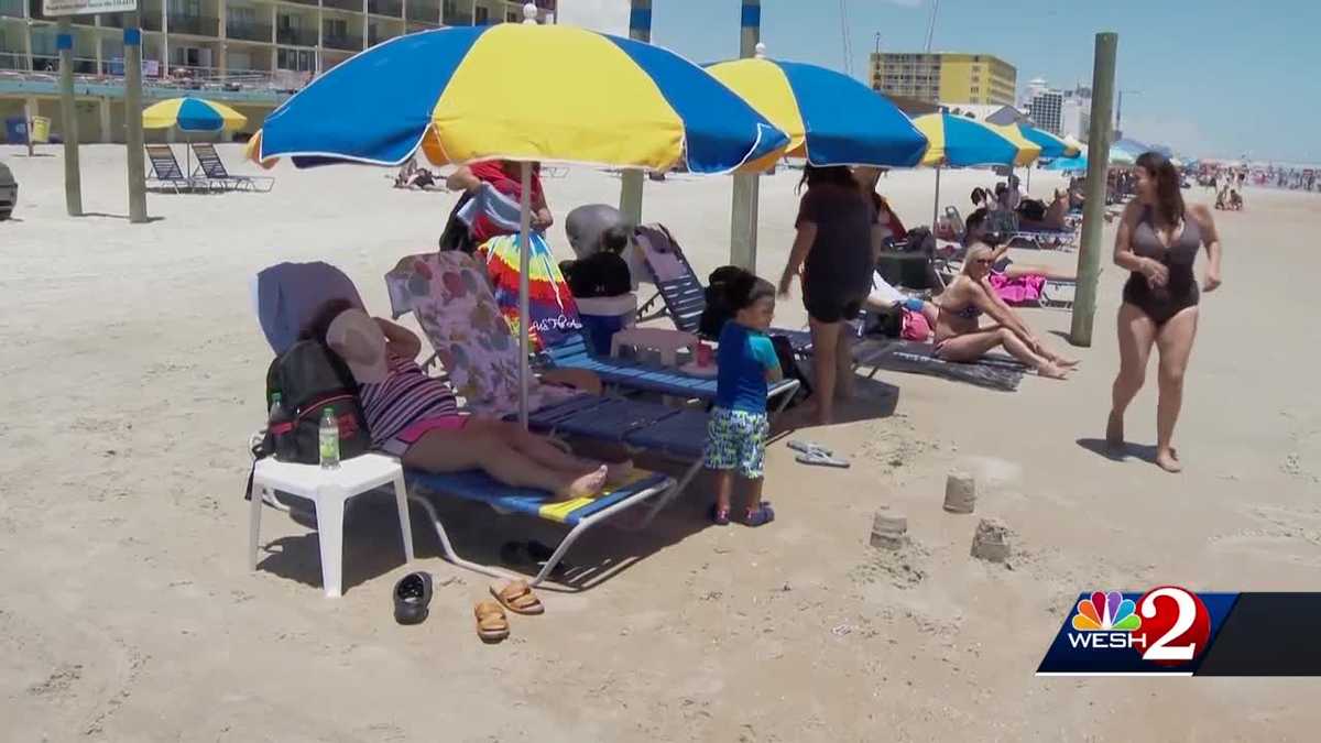 Volusia beaches packed for Fourth of July