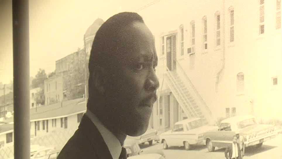 People visit A.G. Gaston Motel for Martin Luther King Jr. Day
