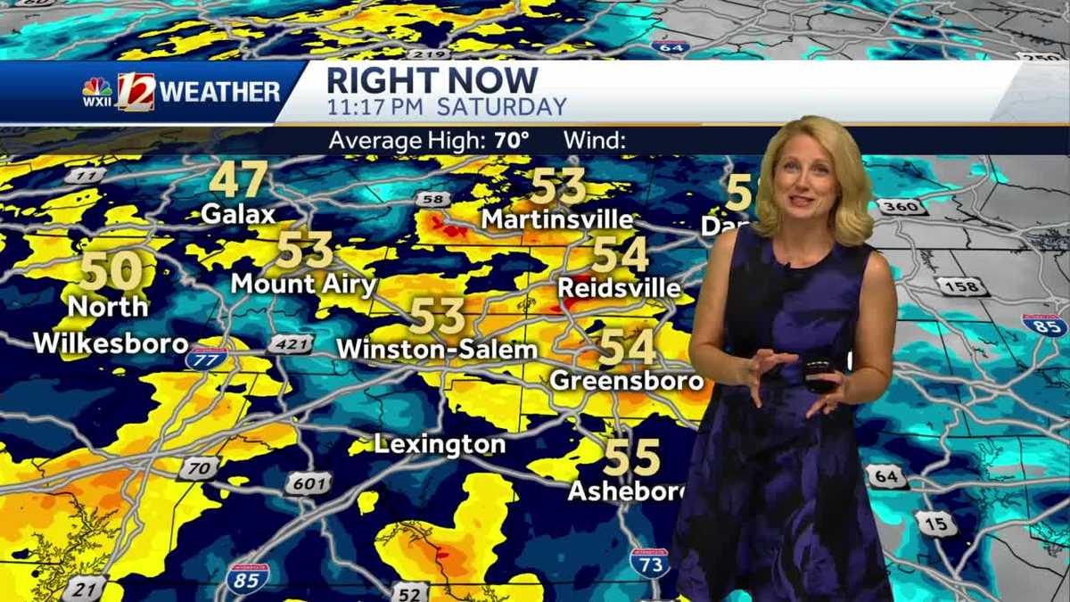 WATCH: Heavy Rain Into Early Sunday and Windy!