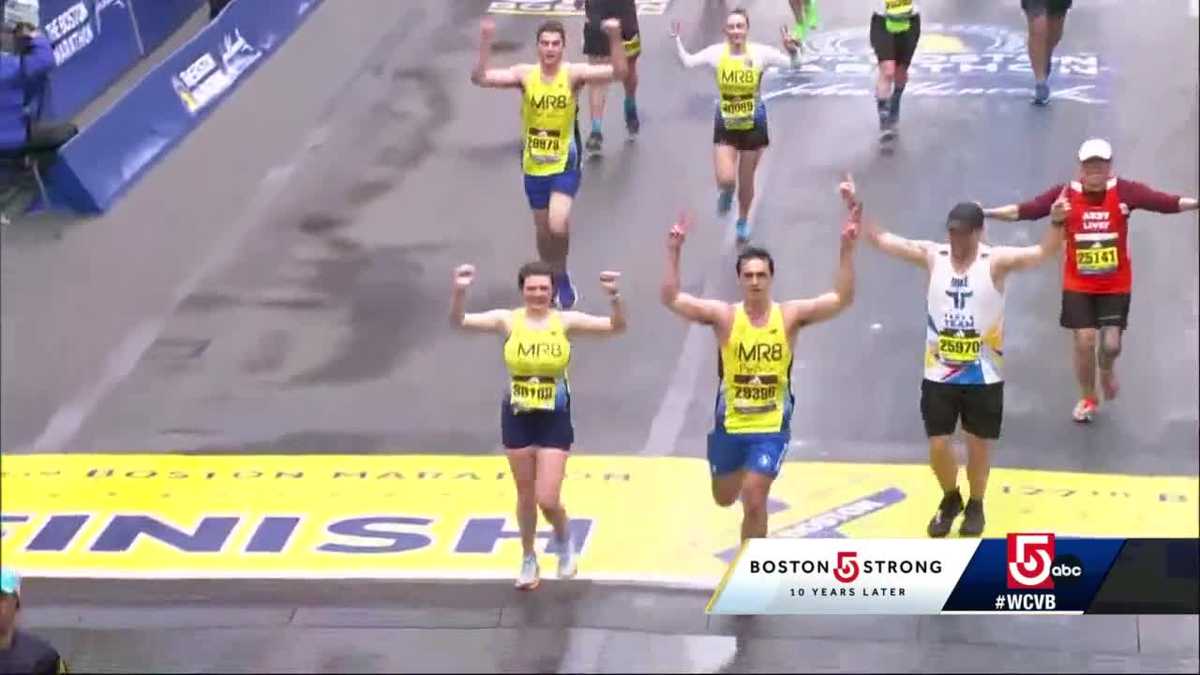 Martin Richard childhood friends finish Boston Marathon