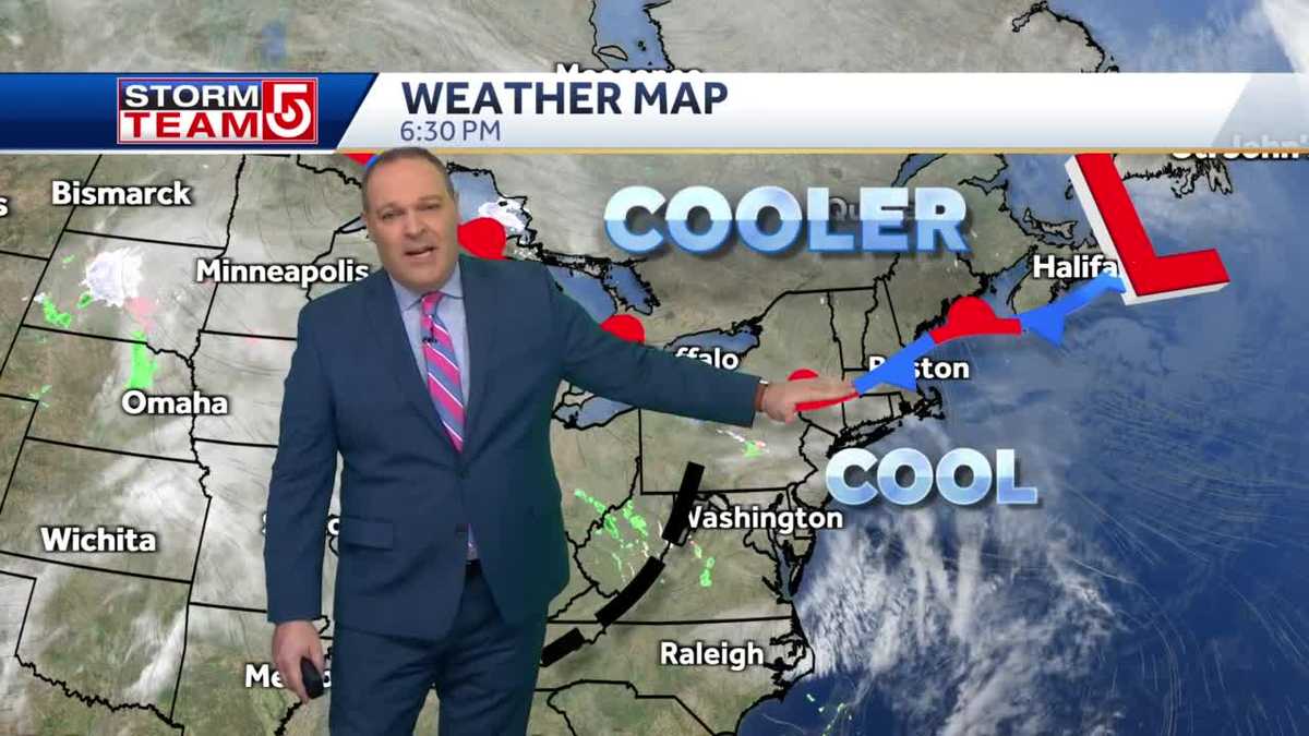 Video: Cooler air coming ahead of late-week storm