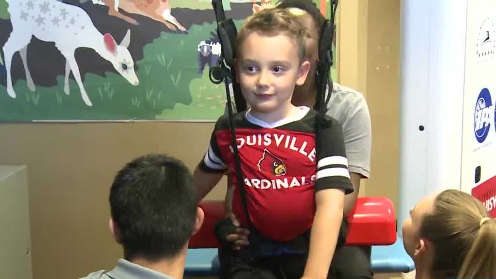 New treadmill therapy created at UofL is helping kids with spinal cord ...