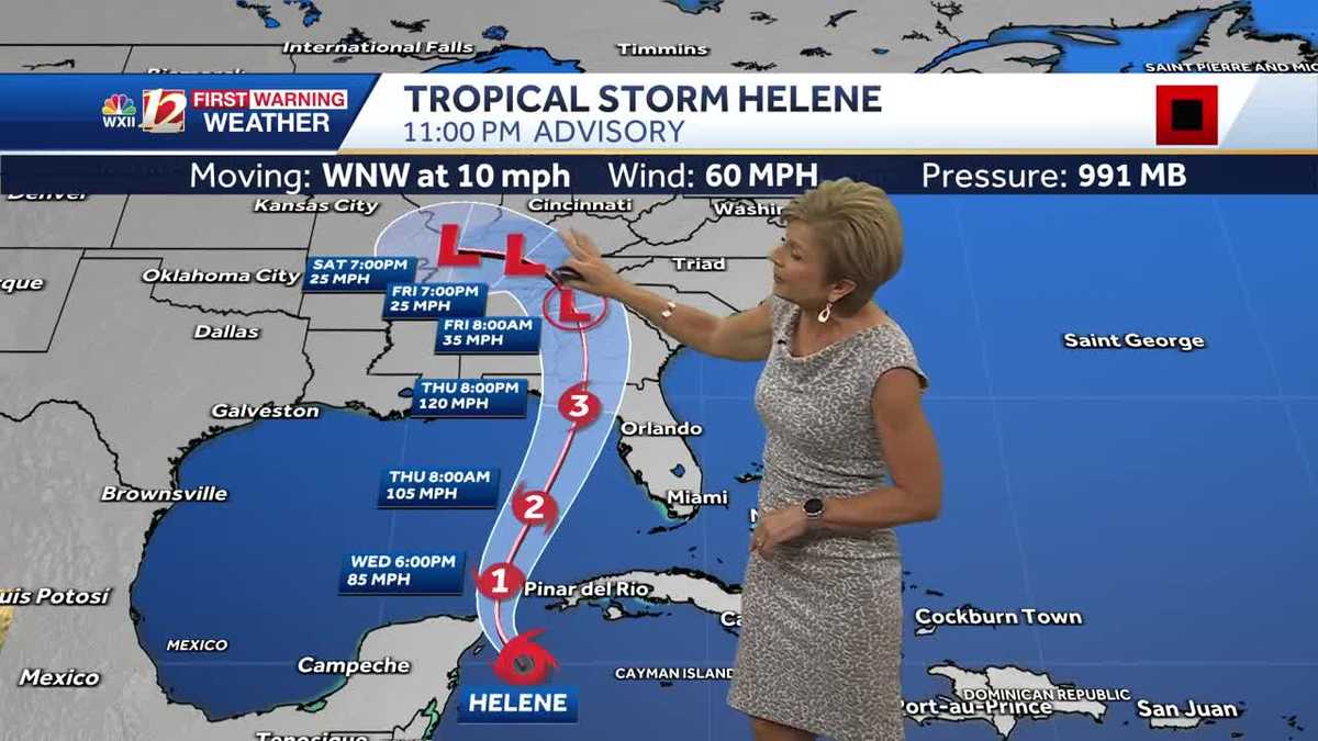 WATCH: Tracking Helene and impacts for the Carolinas