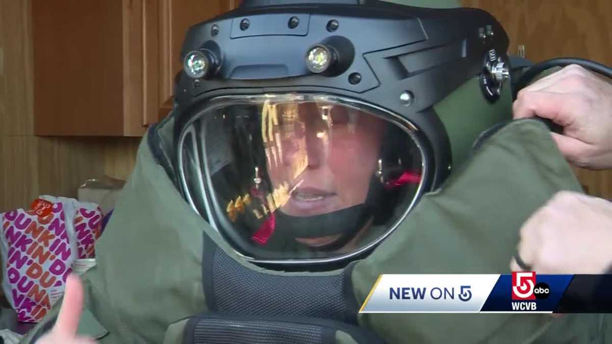 Meet first woman certified as bomb squad tech for Boston police