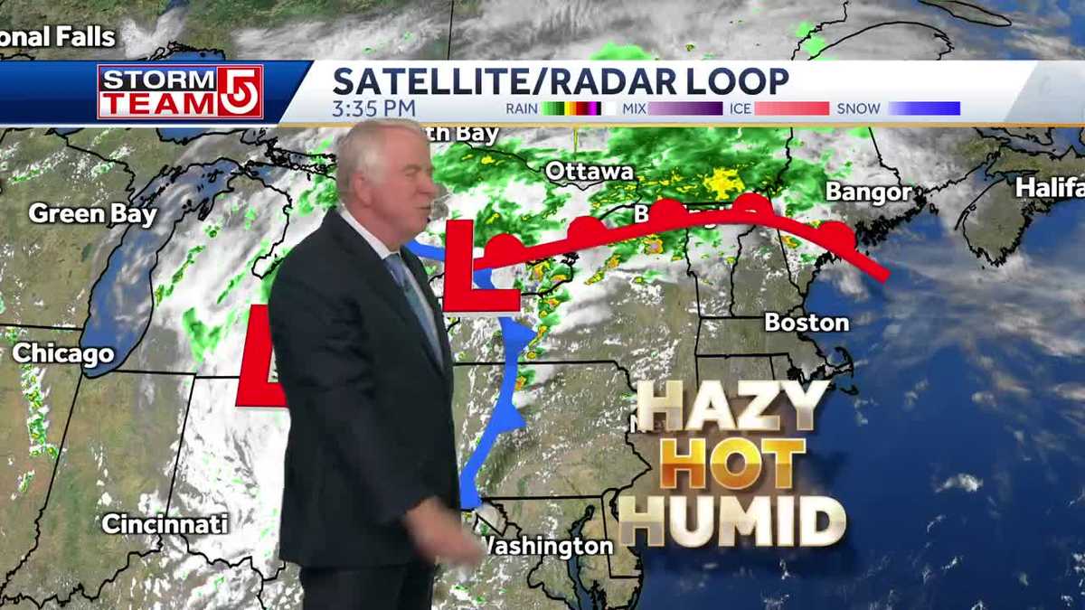 Video: Hazy, hot, humid stretch continues across Mass.