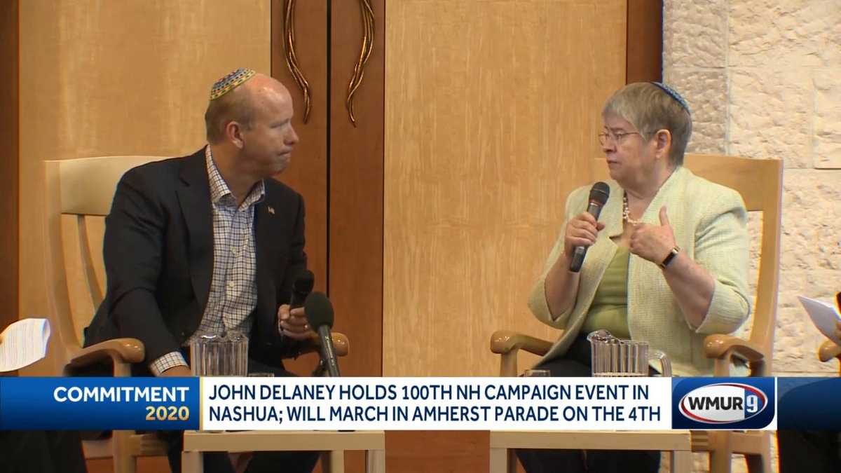 Delaney attends 100th campaign event in NH