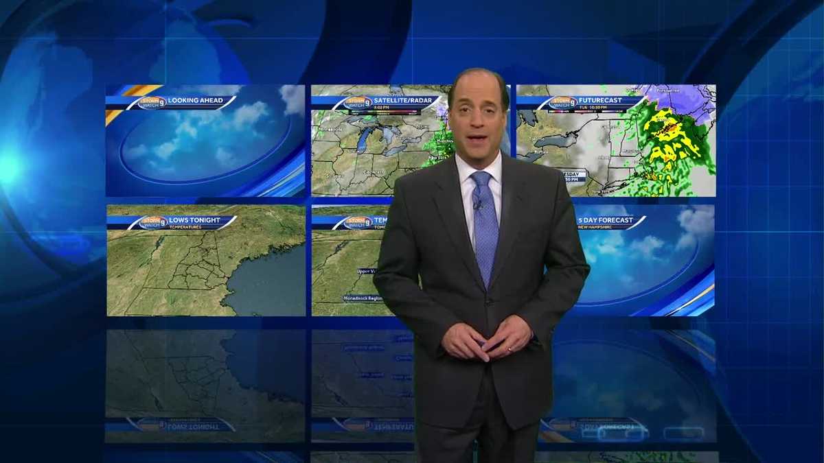 Watch: Rain moves out overnight